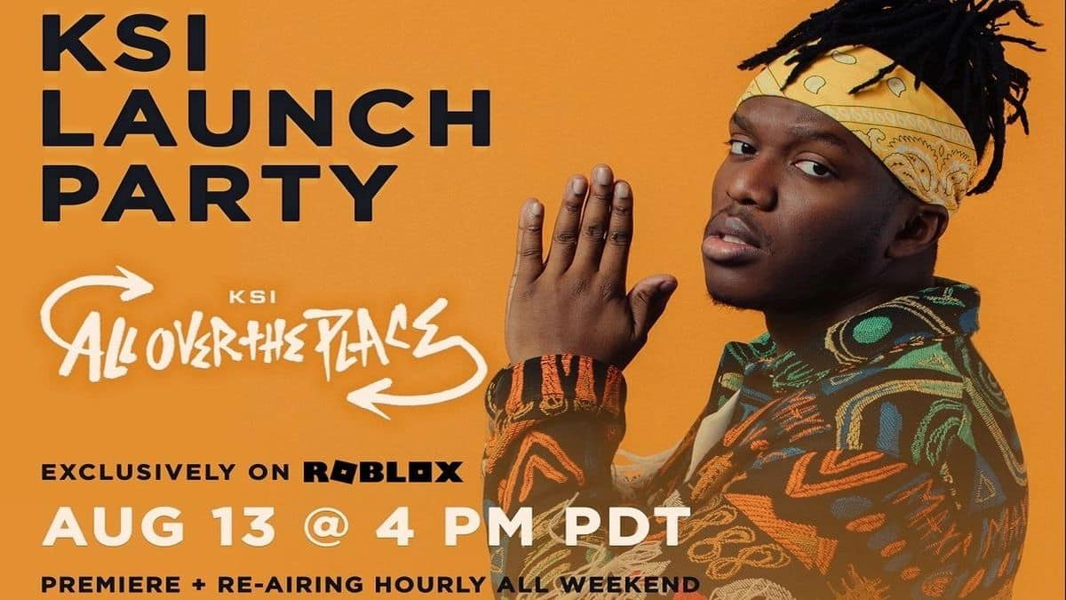 KSI And Roblox Team Up For All Over The Place Launch Party ...